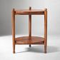 Pierce & Ward Wood Tiered Side Table (18") | West Elm