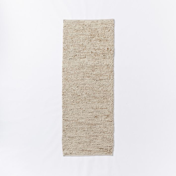 Open Box: Mini Pebble Wool Jute Rug | West Elm