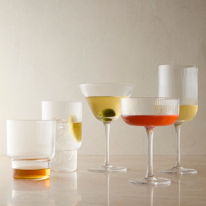 Fluted Glassware Sets | West Elm