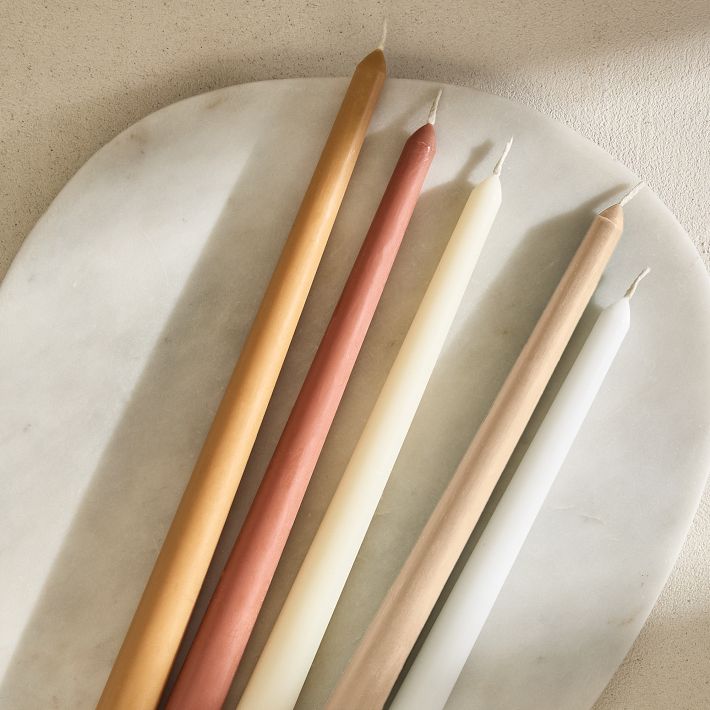 Signature Wax Taper Candles (Set of 6) | West Elm