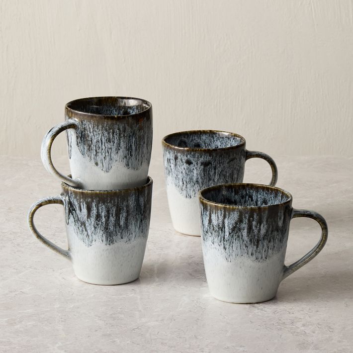 Reactive Glaze Stoneware Mugs Sets | West Elm