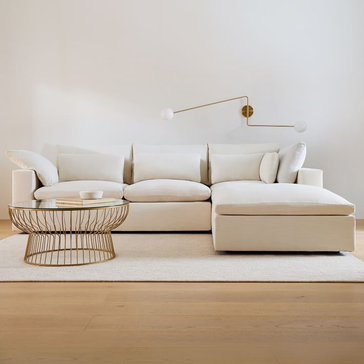 Harmony Modular 3 Piece Chaise Sectional | Sofa With Chaise | West Elm