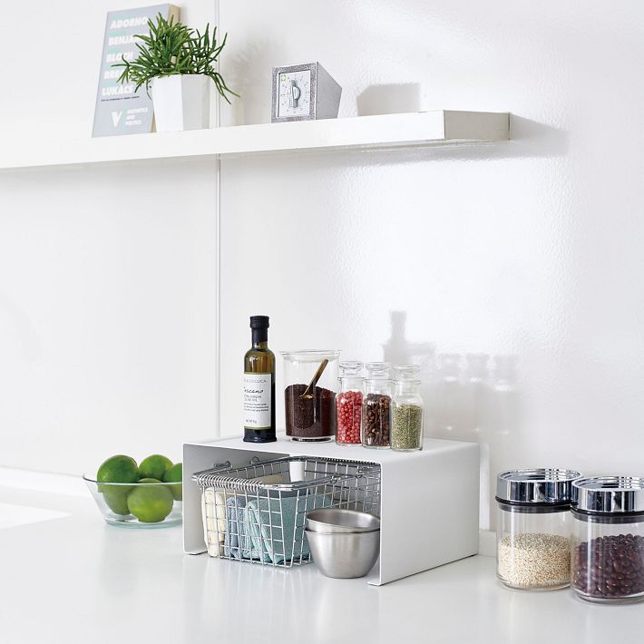 Yamazaki Stackable Countertop Shelf | West Elm