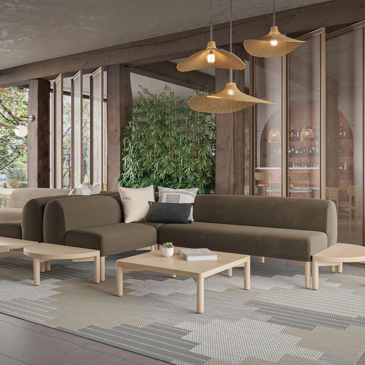 Platform Modular Sectional & Table | West Elm