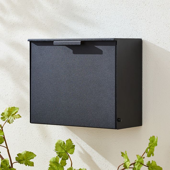 Post & Porch Cubby Wall Mounted Mailbox | West Elm