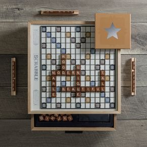 SCRABBLE Board Game - Maple Luxury Edition | West Elm
