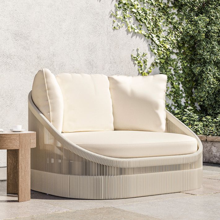 Porto Outdoor Statement Lounge Chair - Modern Comfort | West Elm