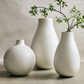 Oversized Pure White Ceramic Collection | West Elm