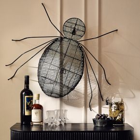 Iron Mesh Spider Sculpture | West Elm