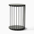 Spoke C-Side Table (15") - Modern Black End Table | West Elm