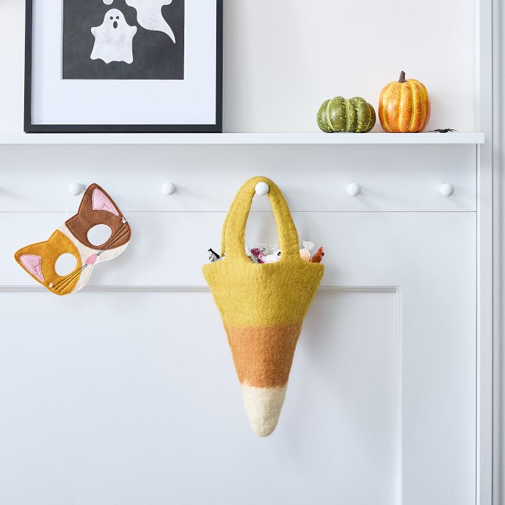 Halloween Felt Candy Corn Treat Bag | West Elm