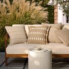 Outdoor Chunky Linear Pillow | West Elm