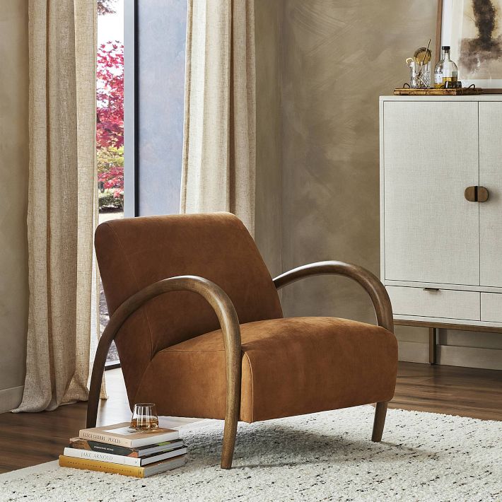 Randolph Leather Chair | West Elm