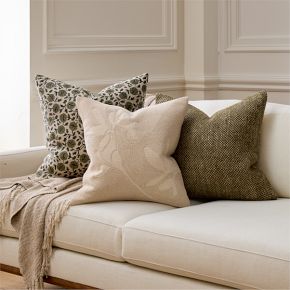 Earthy Blooms Pillow Cover & Throw Set | West Elm