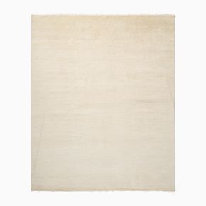 Hand-Knotted Solid Wool Rug | West Elm