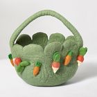 Felt Veggie Easter Basket | West Elm