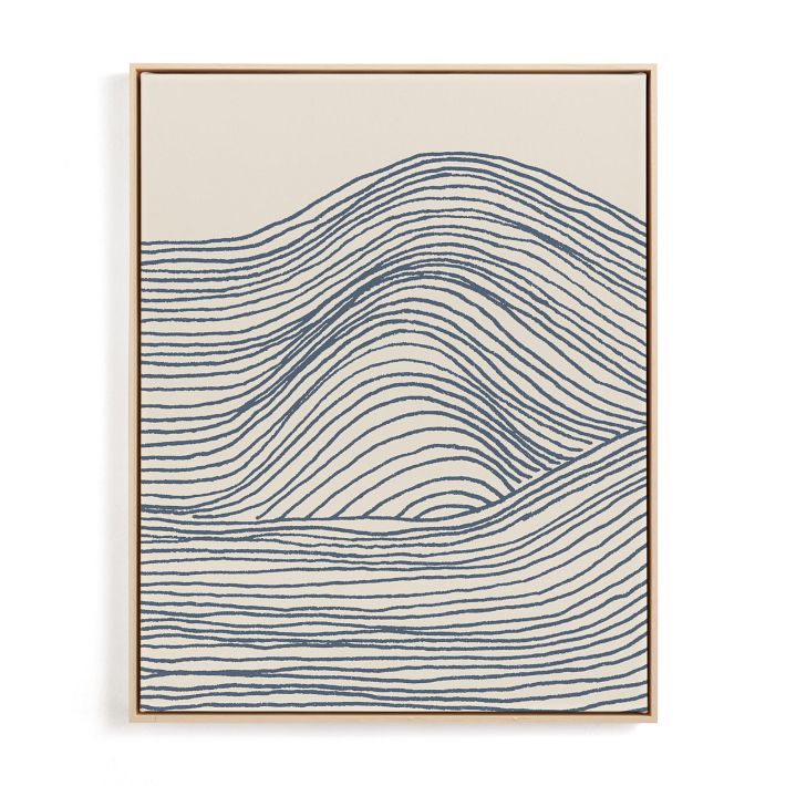 Rolling Waves Print Wall Art by Minted for West Elm | West Elm