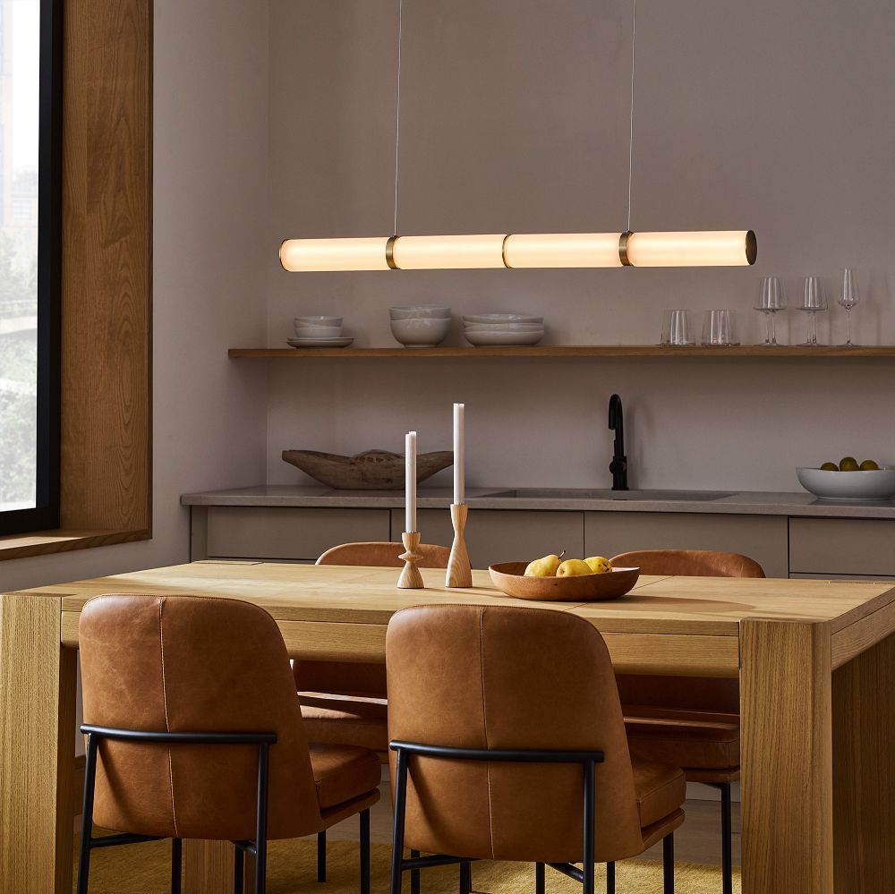 Zia Linear LED Chandelier (42") | West Elm