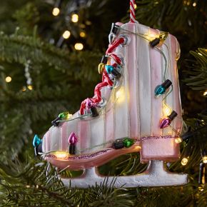 My Favourite Light-Up Ice Skate Ornament | West Elm