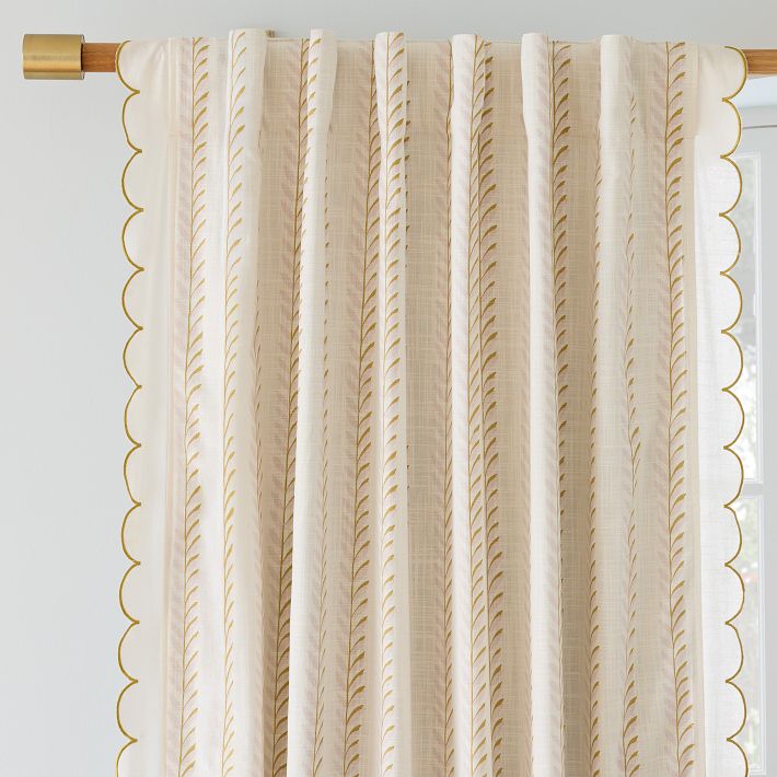 Joseph Altuzarra Vines Stripe Curtain | West Elm