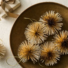 Mylar Ball Ornaments - Medium (Set of 6) | West Elm