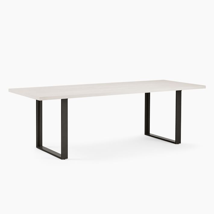 Tompkins Industrial Dining Table - Winter Wood | West Elm