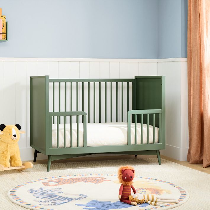 Mid-Century Painted Crib Conversion Kit Only | West Elm
