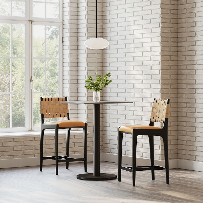 Orbit Restaurant Rectangle Bar Table - Quartz | West Elm