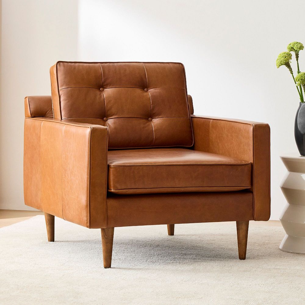 Drake Leather Chair | West Elm