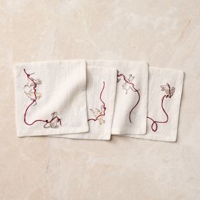 Naughty or Mice Cocktail Napkin Sets | West Elm