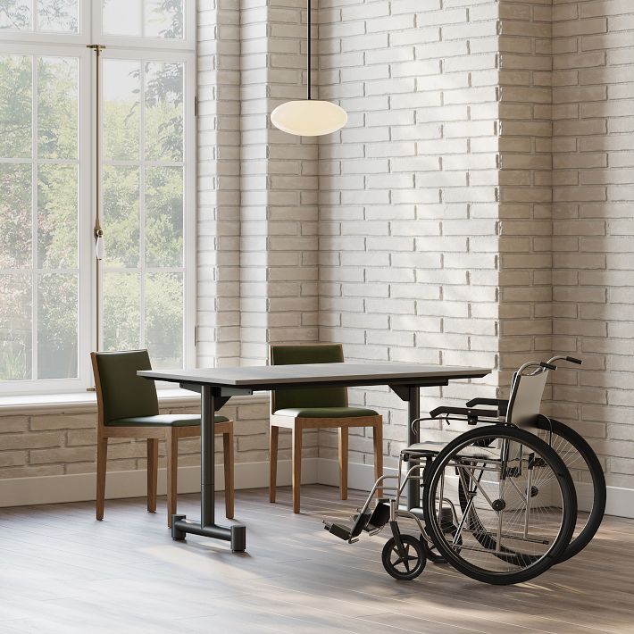 Branch Restaurant Rectangle Dining Table - Quartz (ADA) | West Elm