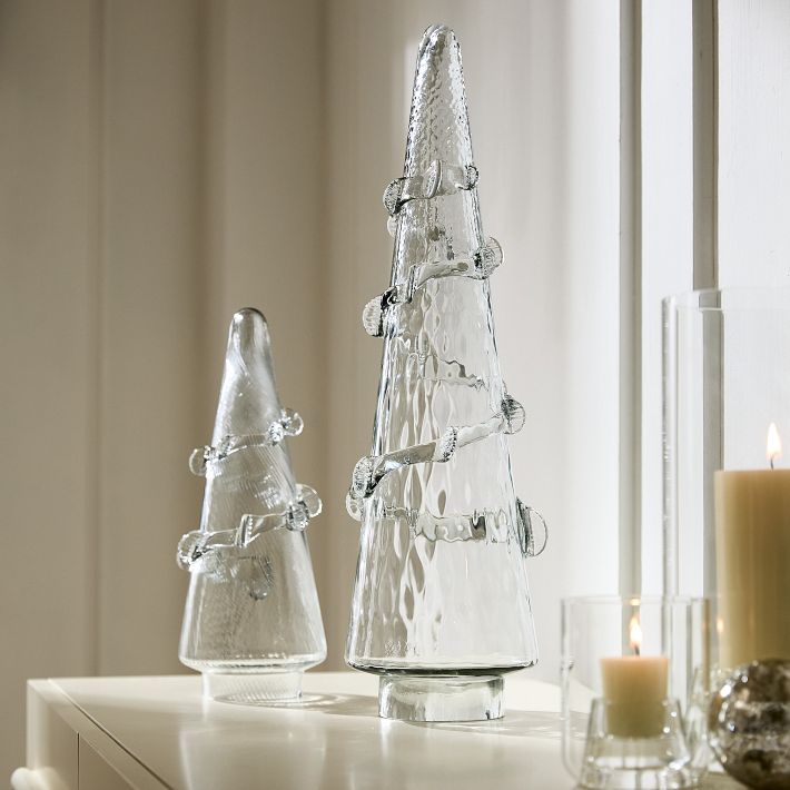 Decorative Textured Glass Tabletop Tree | West Elm
