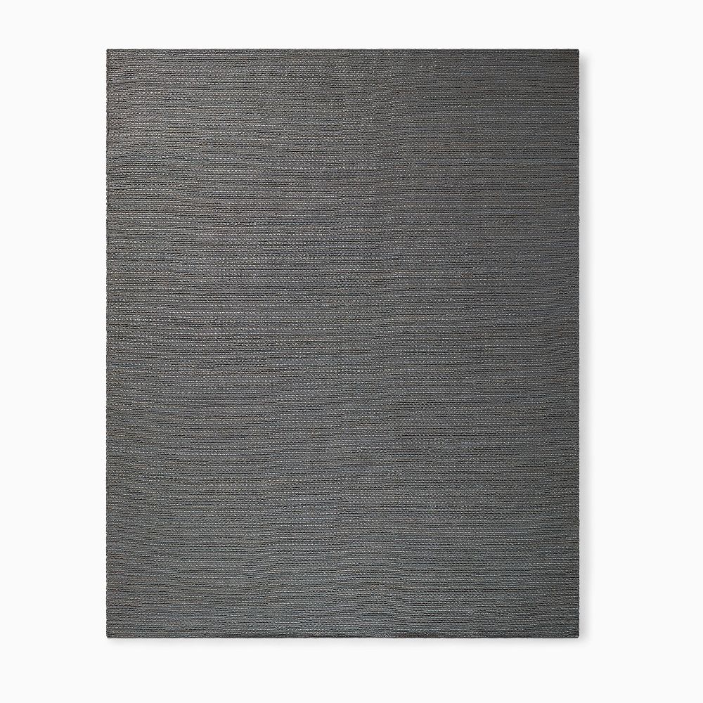 Textured Stripe Jute Rug | West Elm