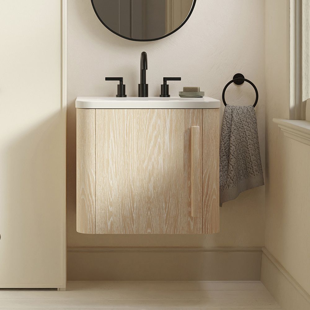 Isley Single Floating Bathroom Vanity (24"–36") | West Elm