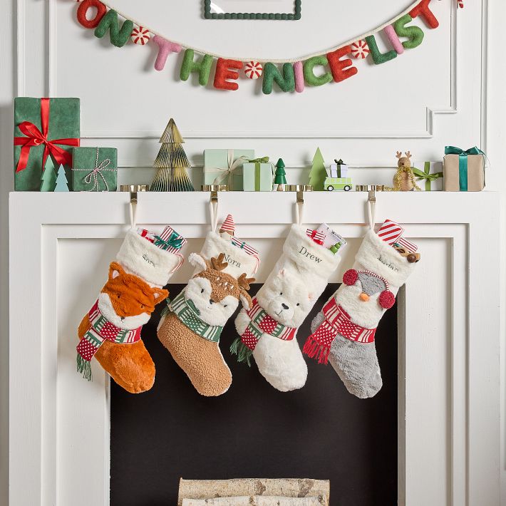 Plush Animal Stocking Collection | West Elm