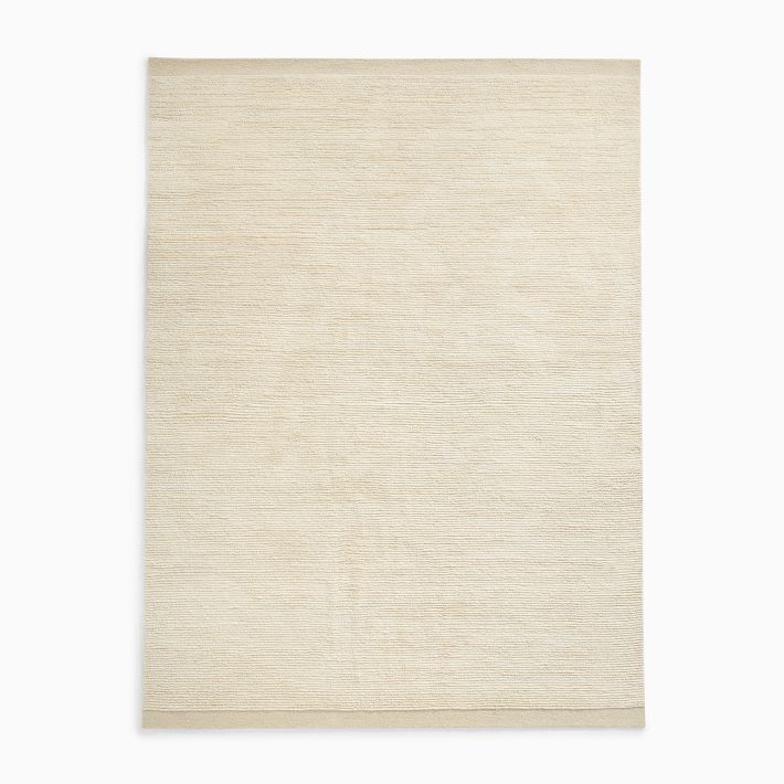 Abstract Line Shag Wool Rug | West Elm