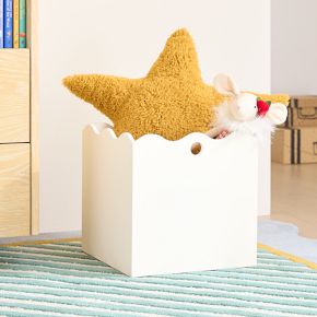 Scalloped Storage Bin - Stylish Toy Storage Solution | West Elm