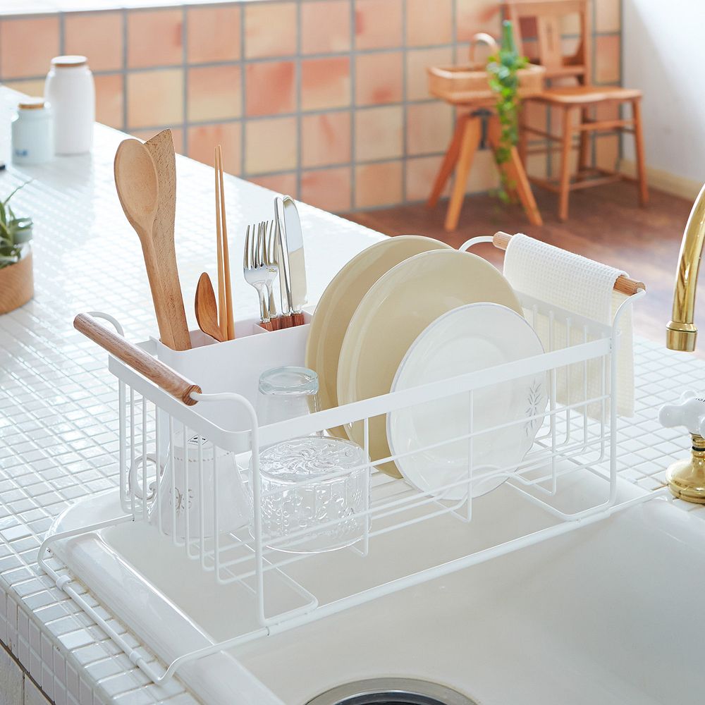 Yamazaki Over-The-Sink Dish Drainer Rack | West Elm