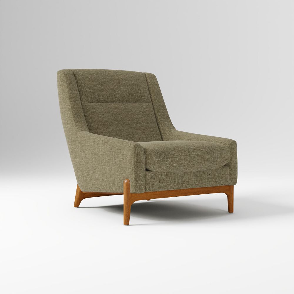 Open Box: Hank Chair - Performance Chenille Crossweave Elm, Acorn ...