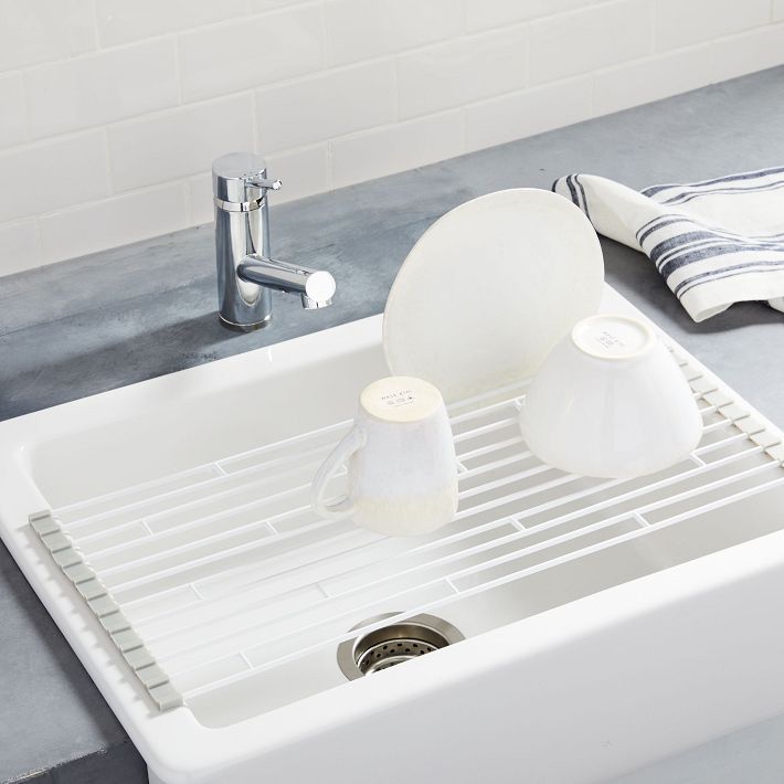 Yamazaki Over the Sink Folding Drying Rack | West Elm