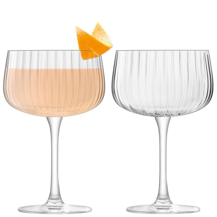 Arc Flow Cocktail Saucers (Set of 4) | West Elm