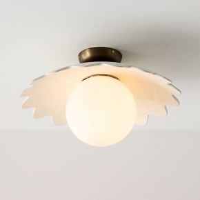 Organic Shapes Flush Mount (18") | West Elm