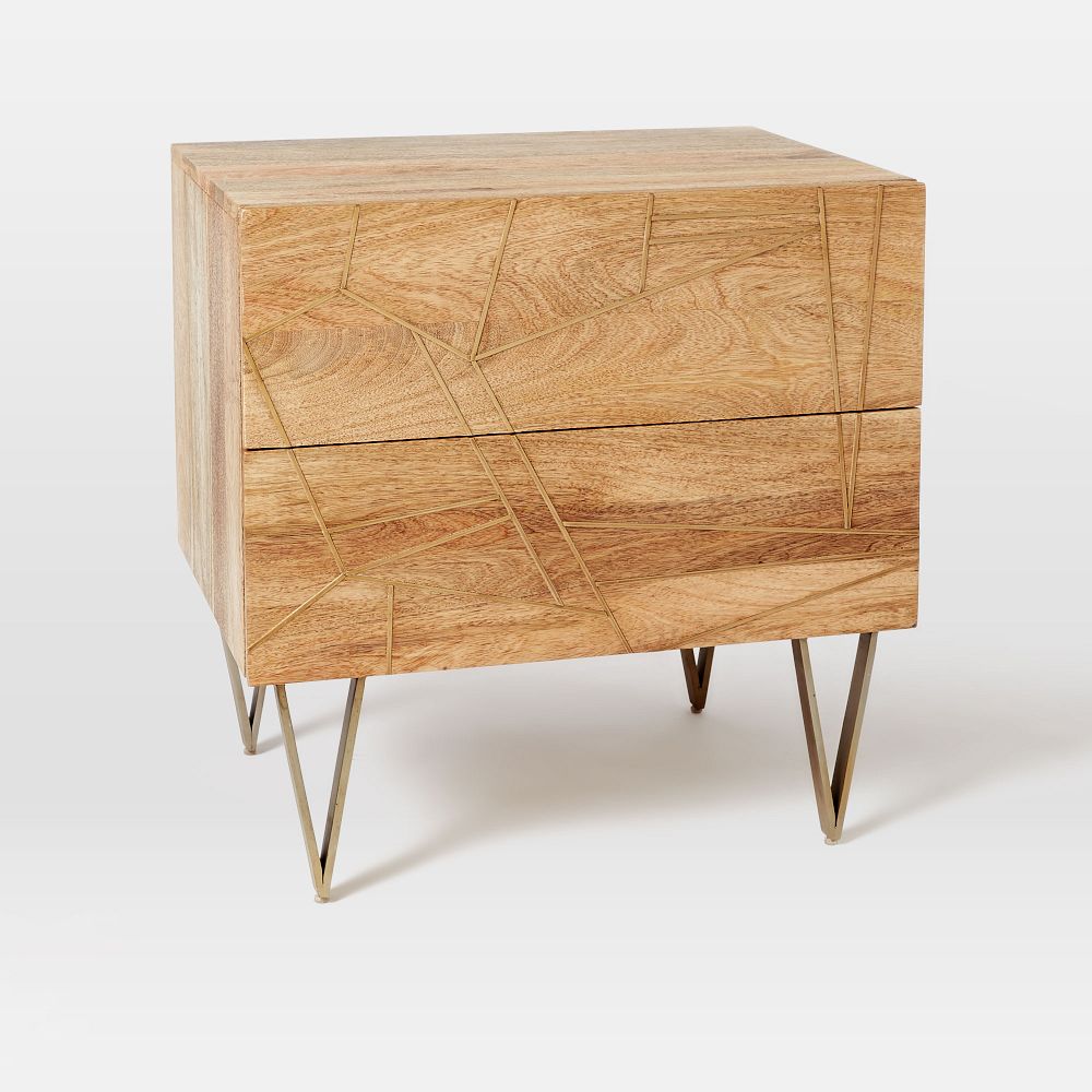 Roar & Rabbit™ Geo Inlay Nightstand (24") | West Elm