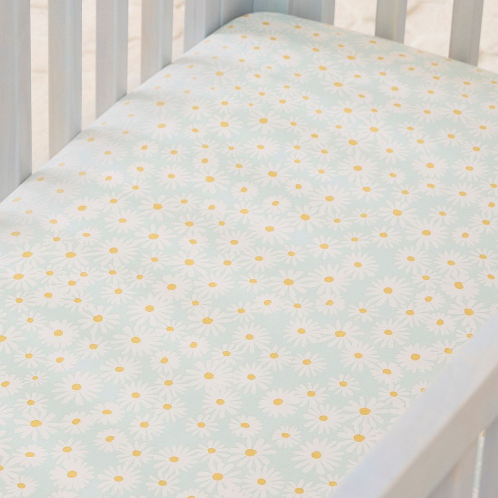 Daisy Crib Fitted Sheet | West Elm