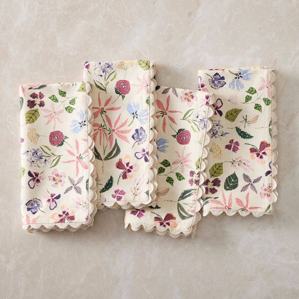 Lulie Wallace Floral Napkins | West Elm