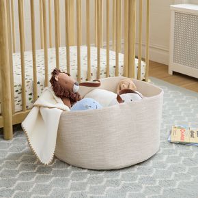 Cotton Slub Toy Dump Bin | West Elm