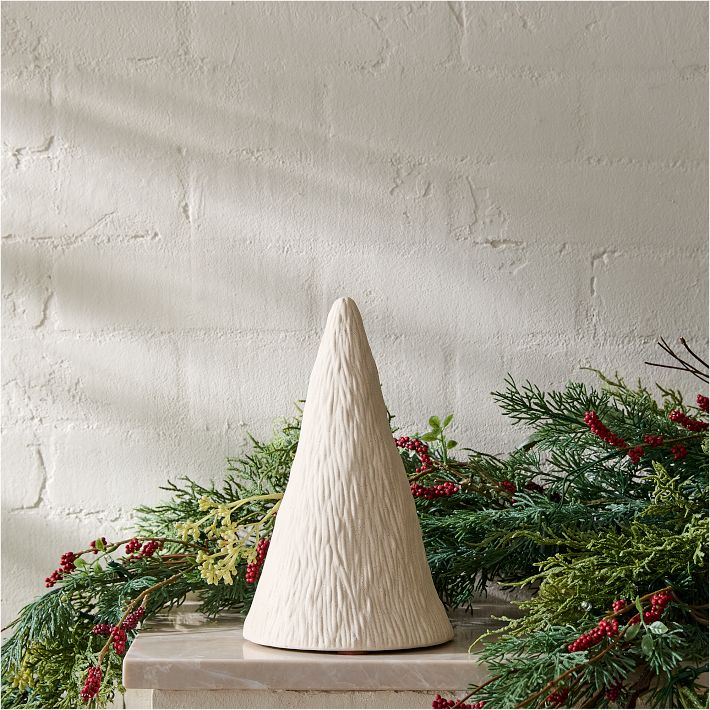 Textured Ceramic Decorative Tabletop Tree | West Elm