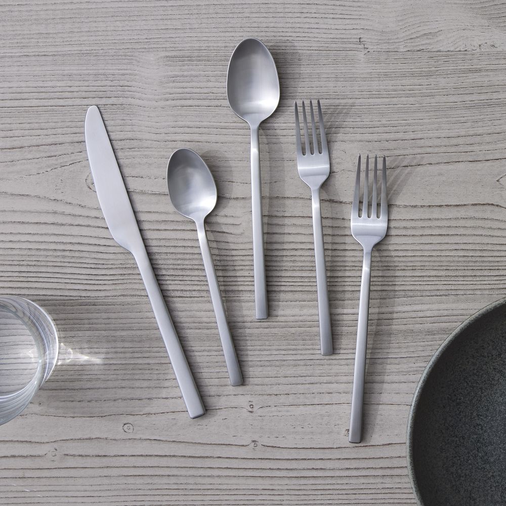 Briggs Flatware Sets - Satin | West Elm