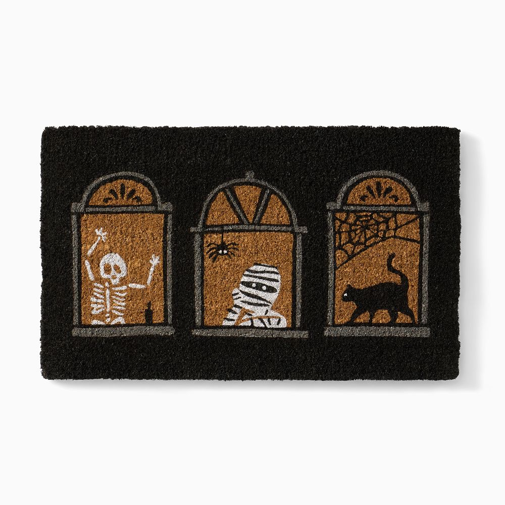 Haunted Window Doormat | West Elm