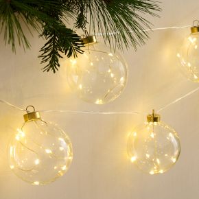 Gold Cap String Lights, Outdoor LED | West Elm